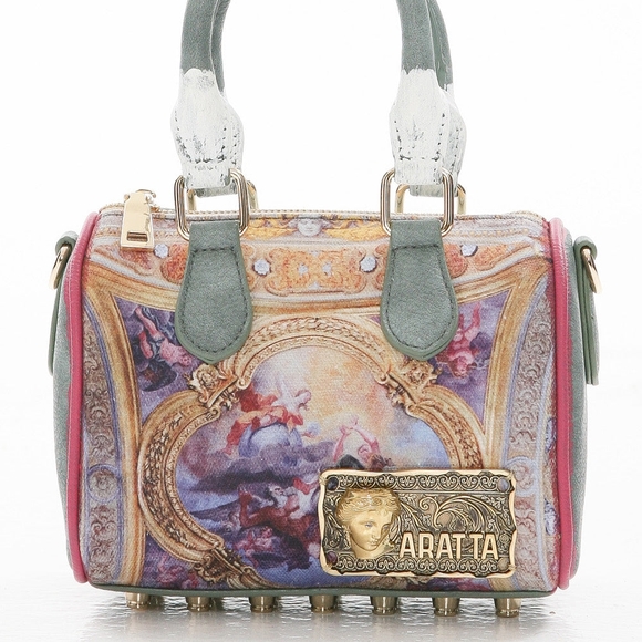 Aratta | Bags | Aratta Artistic With Gold And Pink Accents | Poshmark